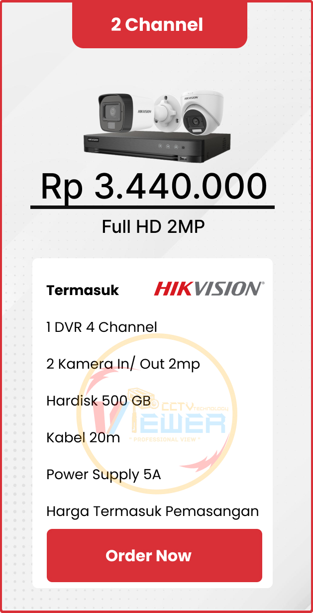 Paket Harga - Viewer CCTV